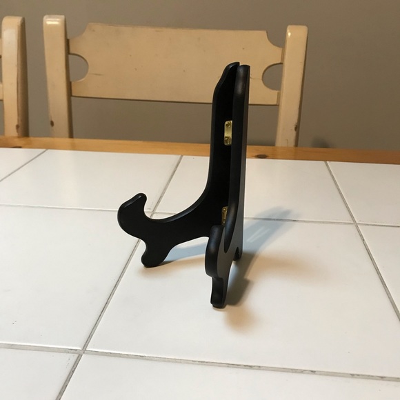 Accents | Black Wood Easel Stand New 6 Inches Tall Hinged Display Decor ...